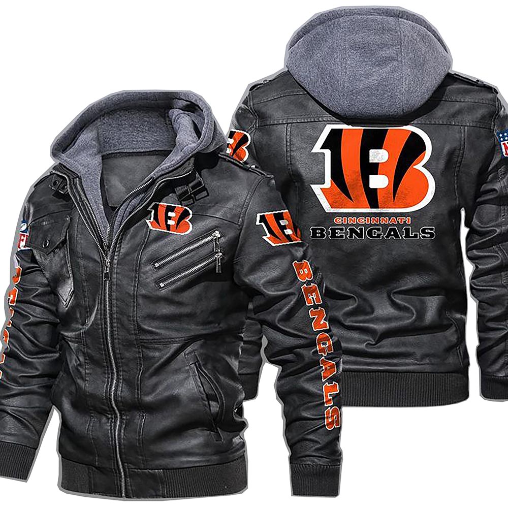Cincinnati Bengals Leather Jacket EH74 – Nflusa.com – NFL – NFL Shop ...