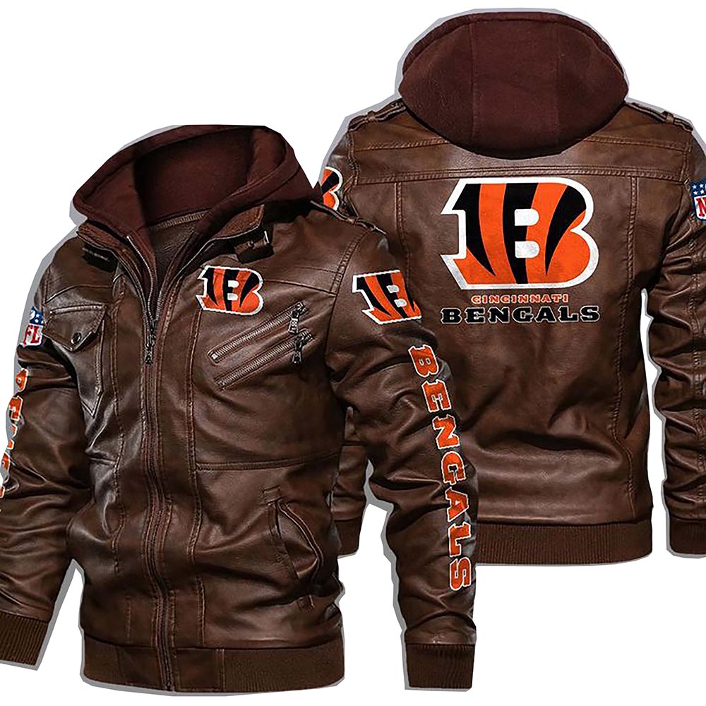 Cincinnati Bengals Leather Jacket EH74 – Nflusa.com – NFL – NFL Shop ...